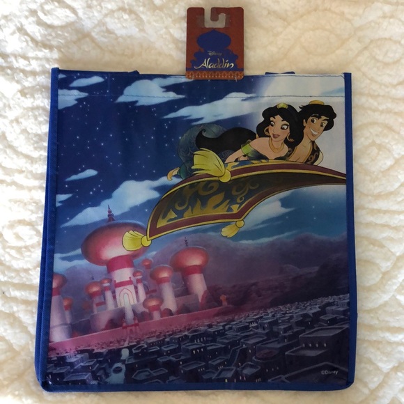 Disney | Bags | Disney Aladdin Jasmine Magic Carpet Ride Reusable ...